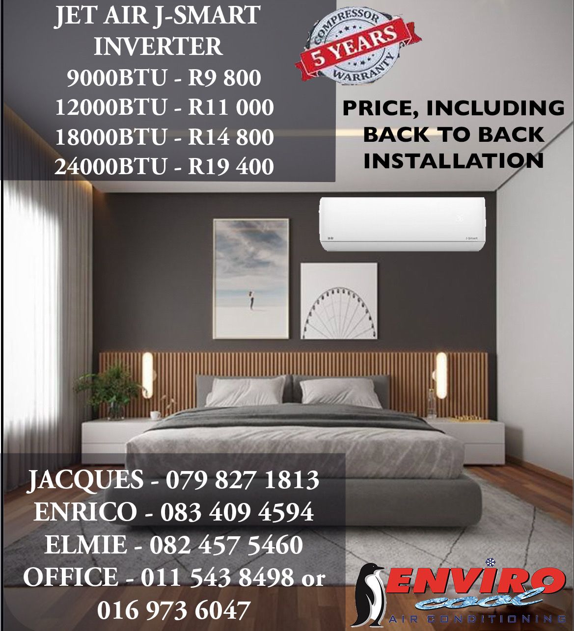 EnviroCool Airconditioning - Index